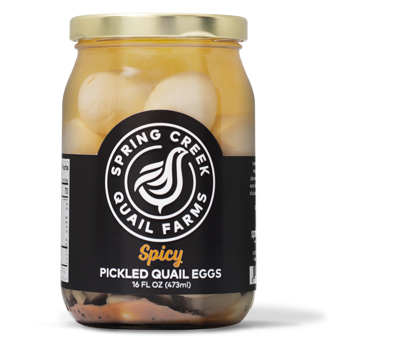 Spicy Pickled Quail Eggs 16 oz – Spring Creek Quail Farms